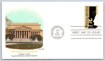 First Day Cover National Archives 50th Anniversary First Day of Issue ...