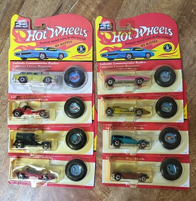 Lot of 8 Hot Wheels 25th Anniversary Collection W/ Collectors Button ...