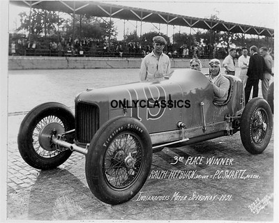 1931 RALPH HEPBURN INDY 500 MOTOR SPEEDWAY AUTO RACING OLD MILLER ...