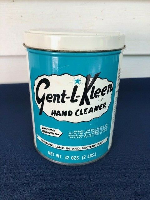 Gent-L-Kleen Hand Cleaner Advertising Tin Can York Pa | eBay