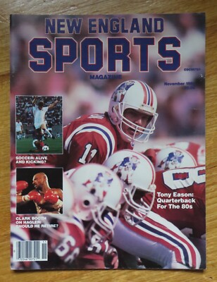 New England Sports TONY EASON No. 11 NEW ENGLAND PATRIOTS November 1985 ...