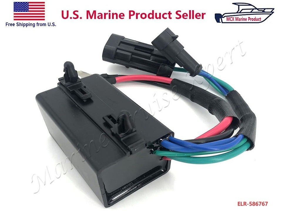 Trim Tilt Relay Evinrude Johnson OMC BRP Outboard 40 50 60 75 90 115 ...