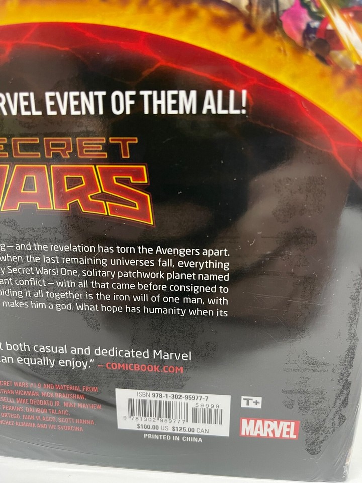 Secret Wars by Jonathan Hickman Omnibus REED RICHARDS COVER Marvel ...