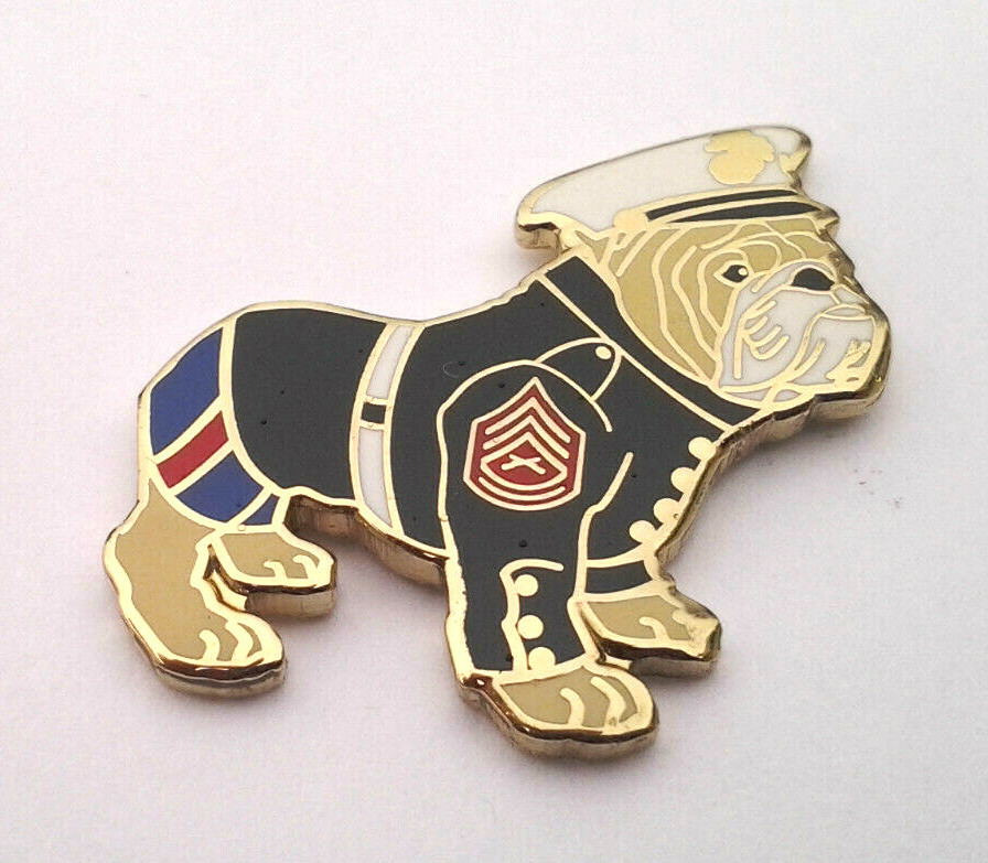 U.S. MARINE CORPS BULLDOG DRESSED (1") Military Hat Pin P12661 EE | eBay