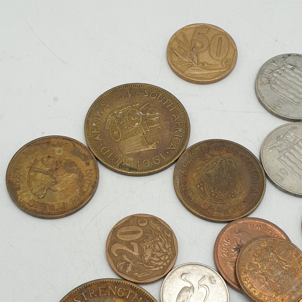 Job Lot Various African Nations Coins Mixed Years Unsorted Circulated ...