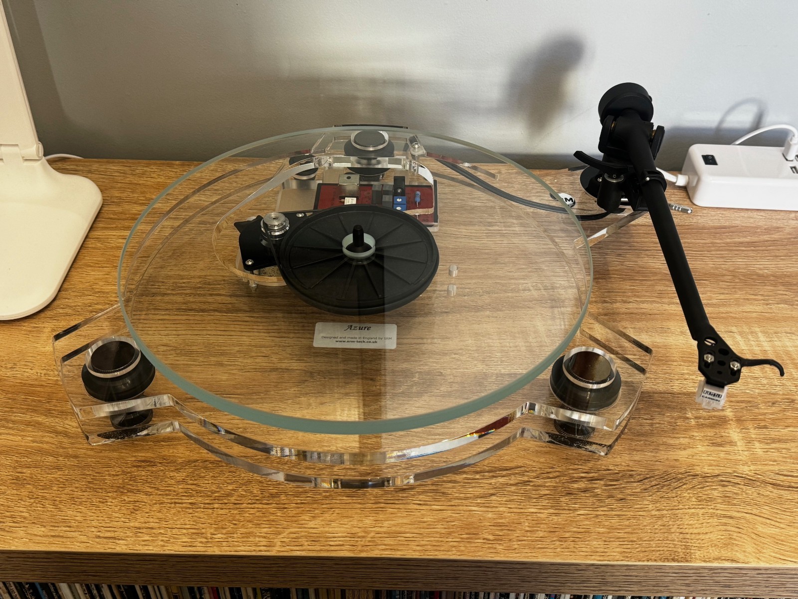 NEW SRM TECH AZURE - SUPERB DIY TURNTABLE USING REGA PARTS - JUST ADD ...