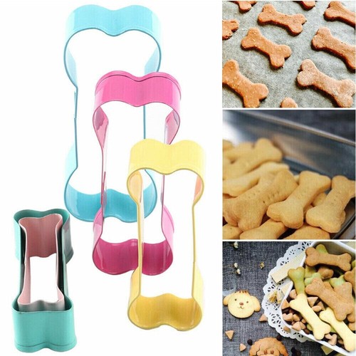 5Pcs Stainless Steel Dog Bone Cookie Cutter Biscuit Fondant Pastry ...