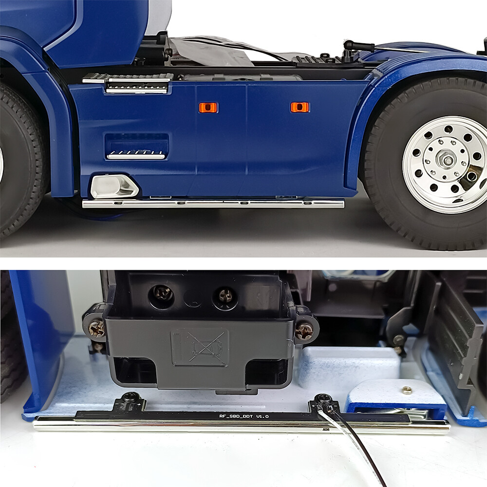 1 Set Side Light / Front Spotlight LED Lamp For 1/14 TAMIYA Scania 770S ...