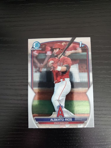 Alberto Rios - 2023 Bowman Draft Chrome Prospect 1st Bowman Base BDC ...