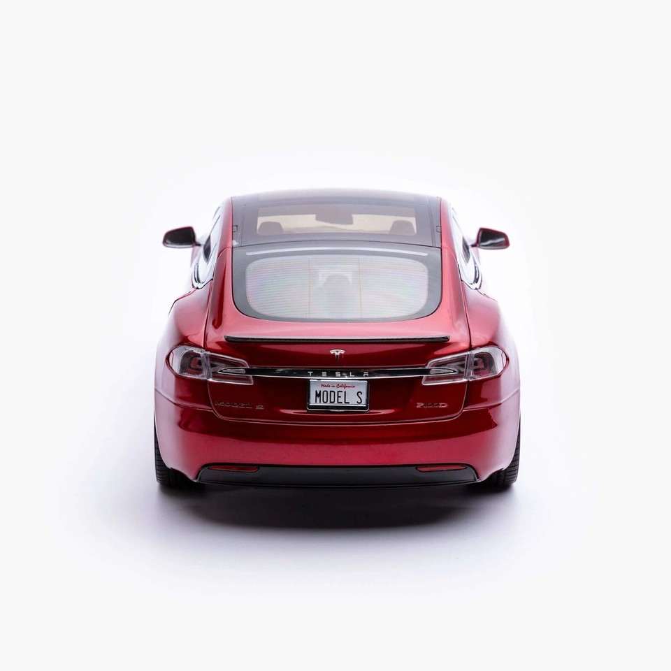 TESLA 1:18 Scale Model S Diecast Model Car 5 Colors Official Goods | eBay