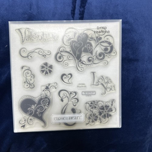 NEW Close to My Heart CTMH~D1309 HEARTTHROB valentine Love You Clear ...