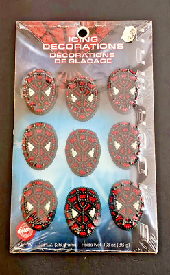 Vtg Marvel Spider-Man Birthday Icing Decorations 2002 Wilton Movie ...