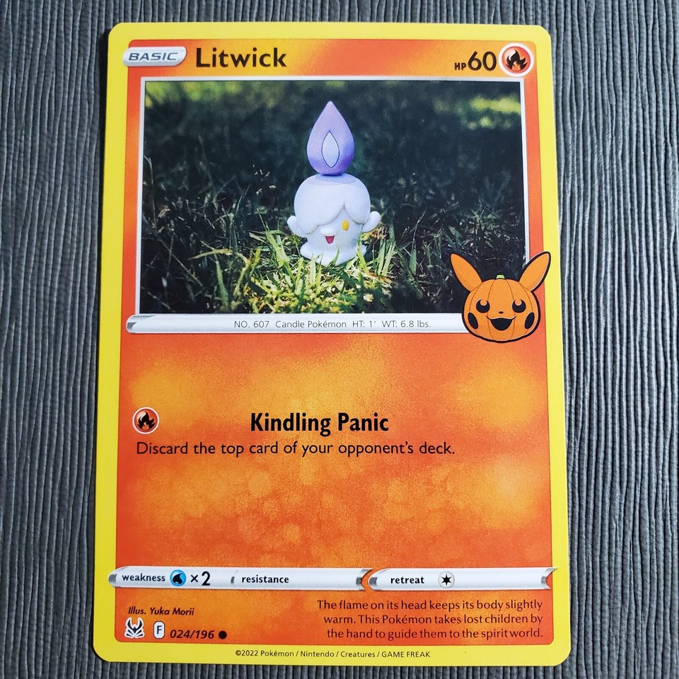 Pokemon TCG Litwick 024/196 Trick or Trade 2023 Regular Common MP | eBay