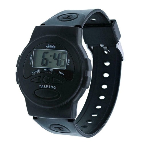 Unisex Digital English Talking Watch for Blinds Alarm Elderly Visually ...