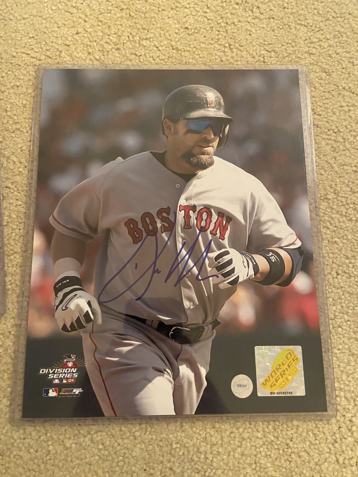 Kevin Millar Autographed Redsox 8x10 Photo | eBay