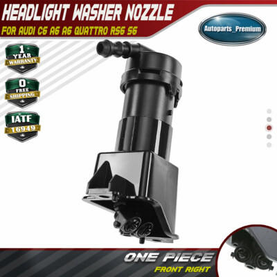 Headlight Washer Nozzle for Audi C6 A6 A6 Quattro RS6 S6 Front Right ...