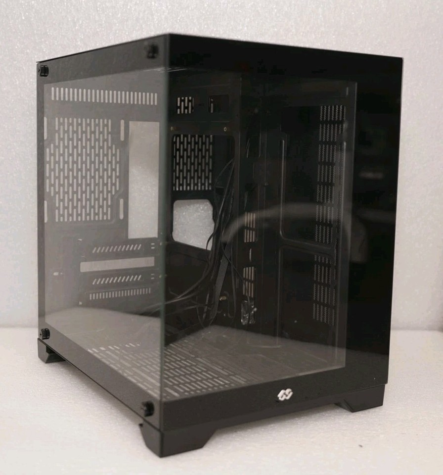 Bgears b-Pellucid MicroATX Black Micro ATX Tower Case, Tempered Glass ...