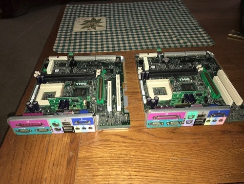 NOS: A PAIR OF DELL MOTHERBOARDS. INTEL 815 PROCESSORS. | eBay
