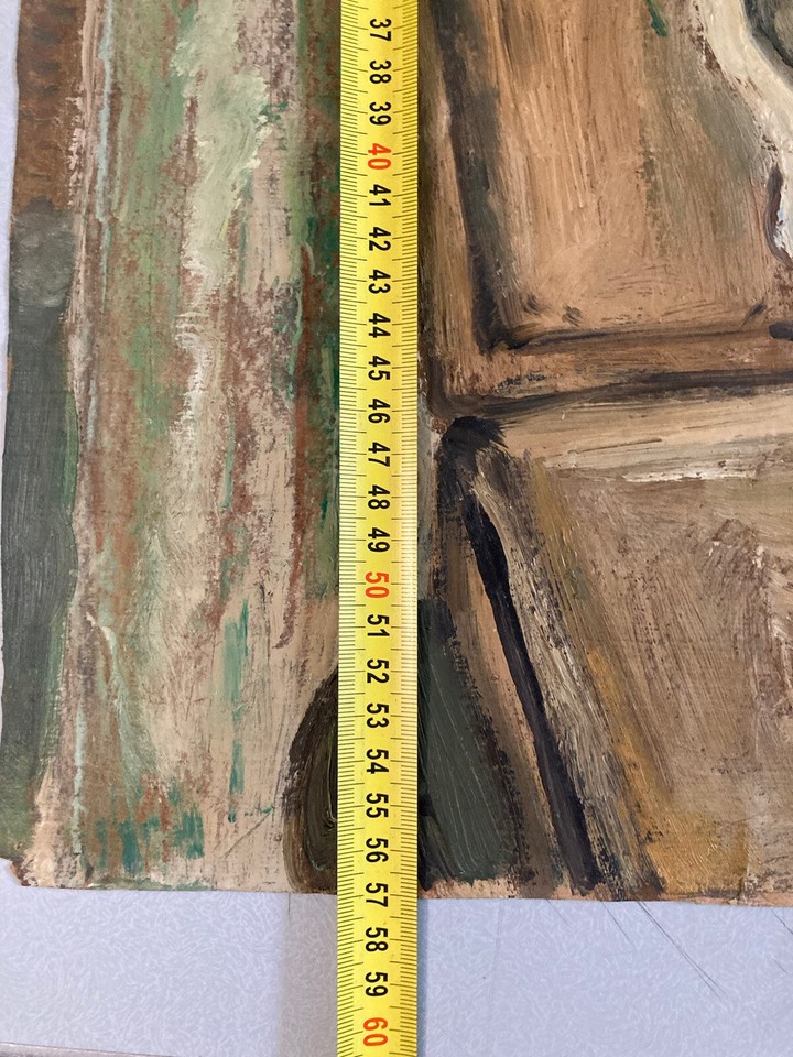 Very Pretty Painting Flowers Bouquet 1940 Oil Paper Frank Hage Still ...