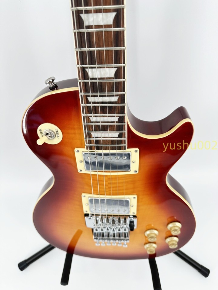 IN STOCK New Chibson CS Flamed Maple LP Electric Guitar Chrome Part ...