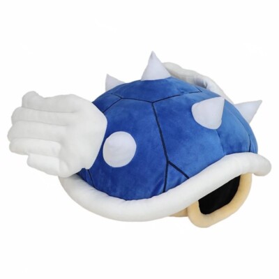 Super Mario Bros Plush Pillow Spiny Shell Turtle Cushion Stuffed Toy ...