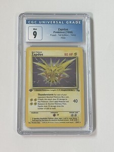 Zapdos 1999 Fossil #15/62 1st Edition Holo Price Guide - Sports Card ...