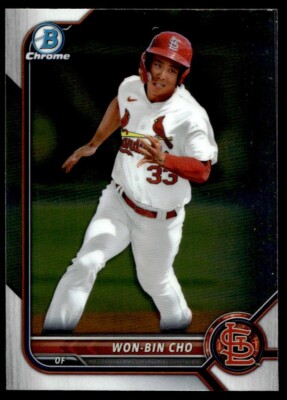 2022 Bowman Chrome Won-Bin Cho Rookie G141 St. Louis Cardinals #BDC-65 ...