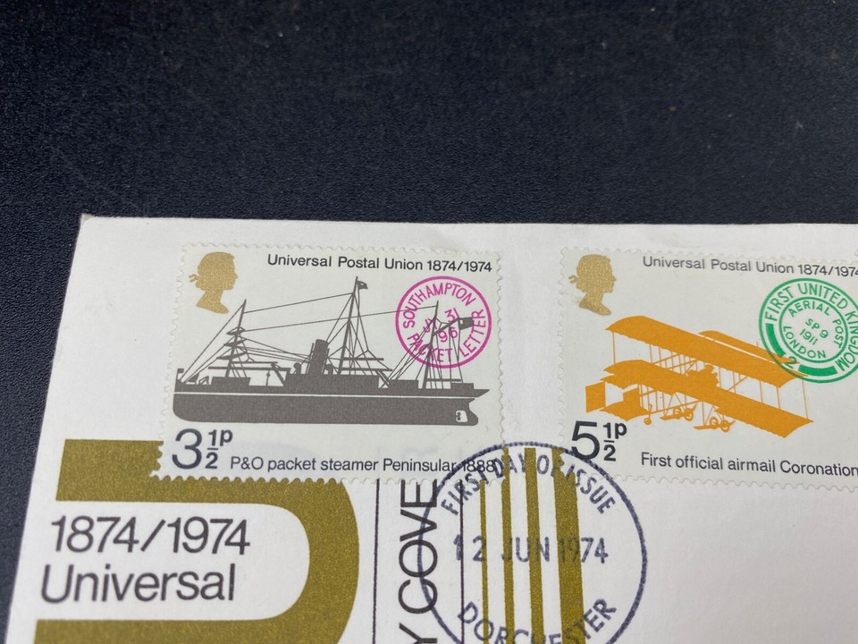 Universal Postal Union Stamp First Day Cover Novel Birthday Present 12 ...