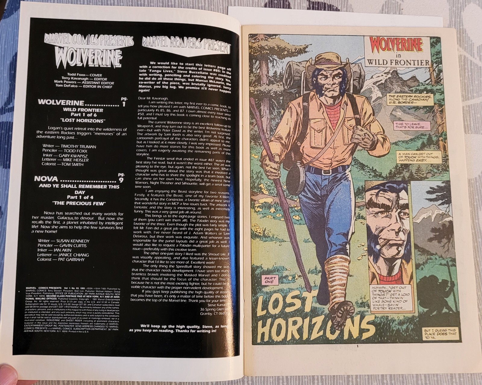 Marvel Comics Presents WOLVERINE #93 & 142 (Lot of 2) flip books MARVEL ...