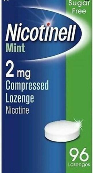 Nicotinell MINT Extra Strength Compressed Lozenge 96 Lozenges, 2mg x4 ...