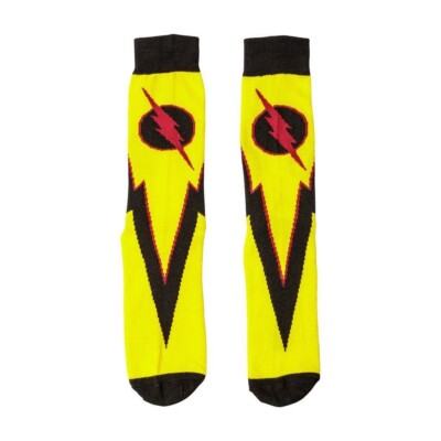 the Flash Men's Crew Socks - 1 Pair - Loot Crate Bioworld | eBay