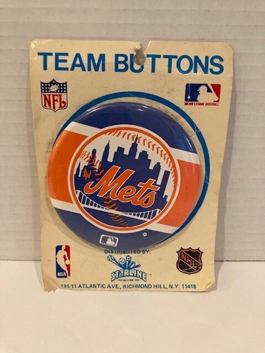 NEW YORK NY METS baseball Team 3 1/2” Button Pin Souvenir | eBay
