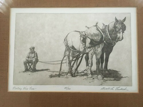 Original Etching Gerald H. Lubeck artist American | eBay