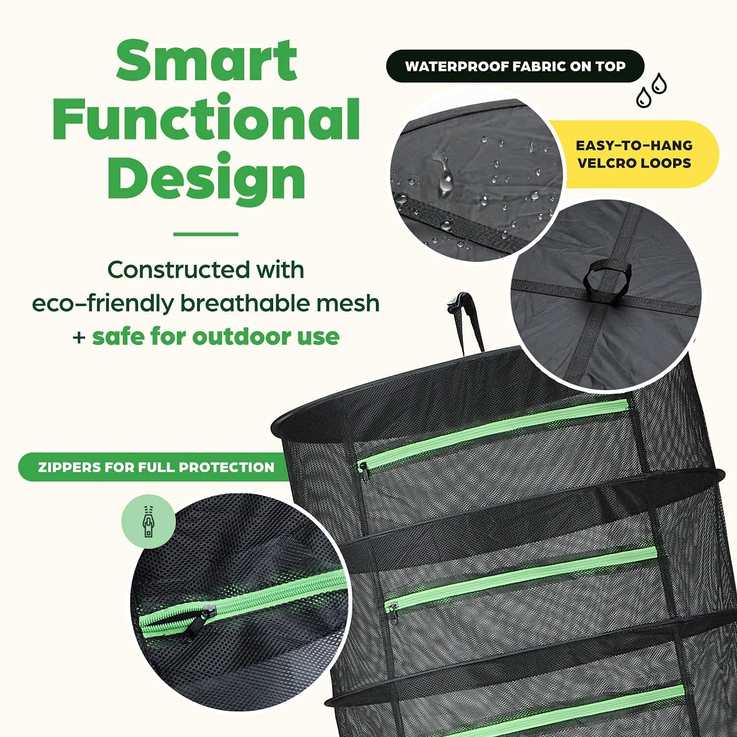 Mesh Drying Rack Dehydrator with 8 Stacked | Grelly USA