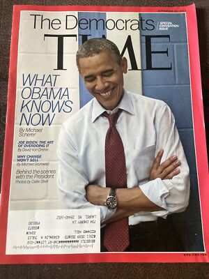 Time Magazine What Obama Knows Now Democratic Convention (September 10 ...