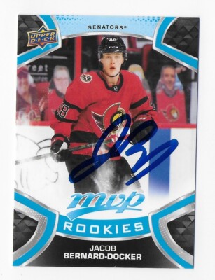 2021-22 MVP #232 JACOB BERNARD-DOCKER SENATORS AUTOGRAPHED SIGNED ...