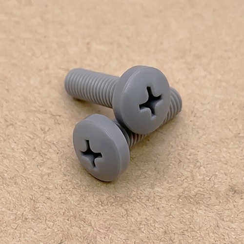 5/10 M3-M10 PVC Nylon Plastic Precision Cross Phillips Pan Round Head ...