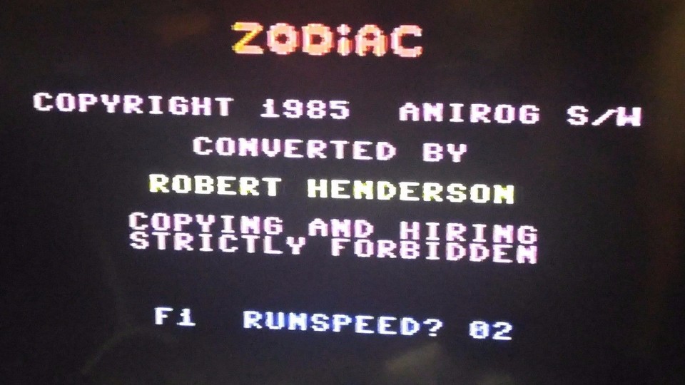 Zodiac Commodore C 16/ Plus 4 Cassette (Tape) 100 % ok Commodore | eBay