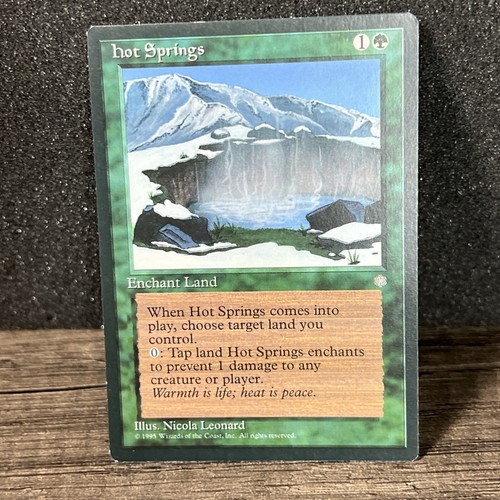 Hot Springs MtG Magic Ice Age 1995 RESERVED LIST Card | eBay Australia