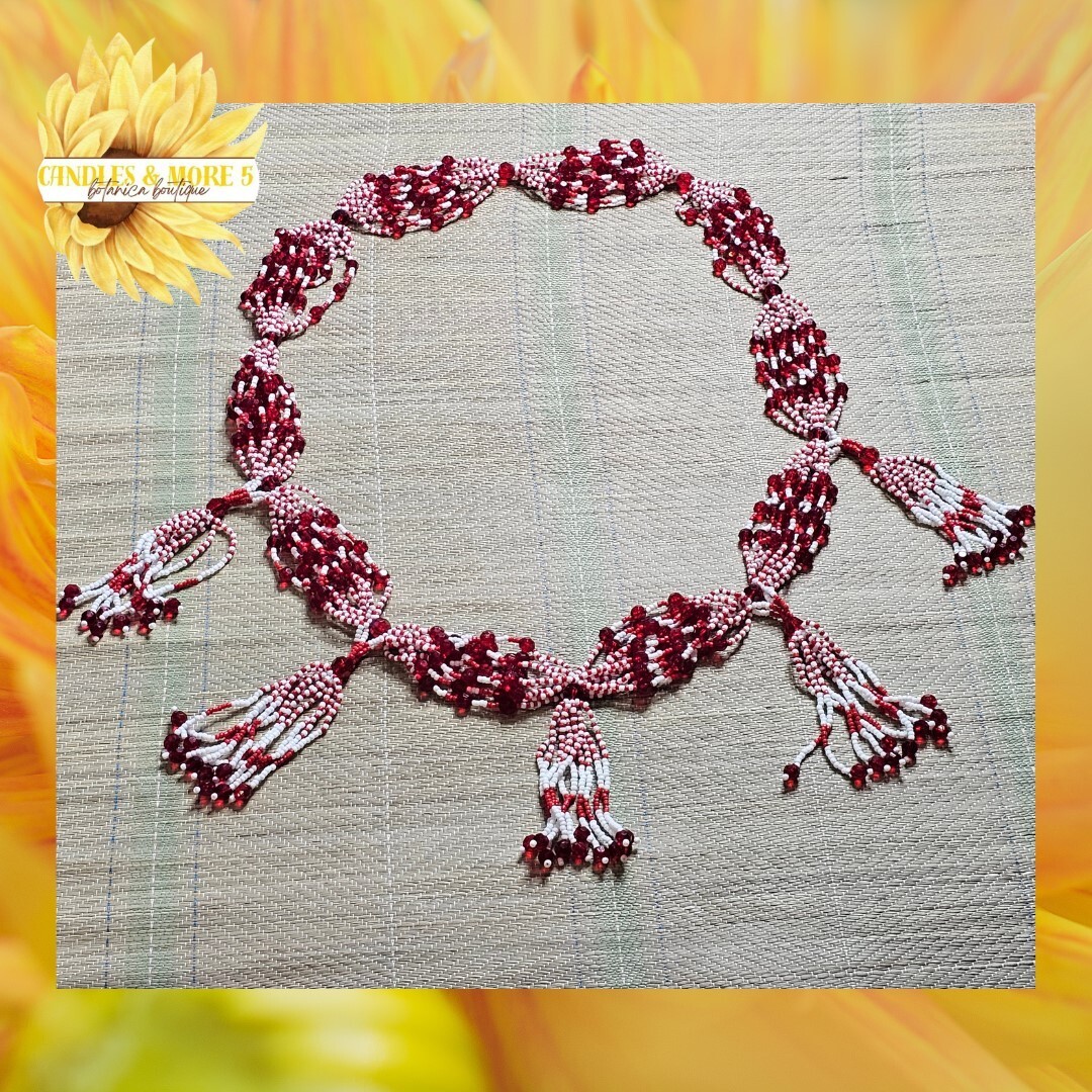 Shango Mazo Necklace Collar Orisha Yoruba Santeria Religion Chango ...