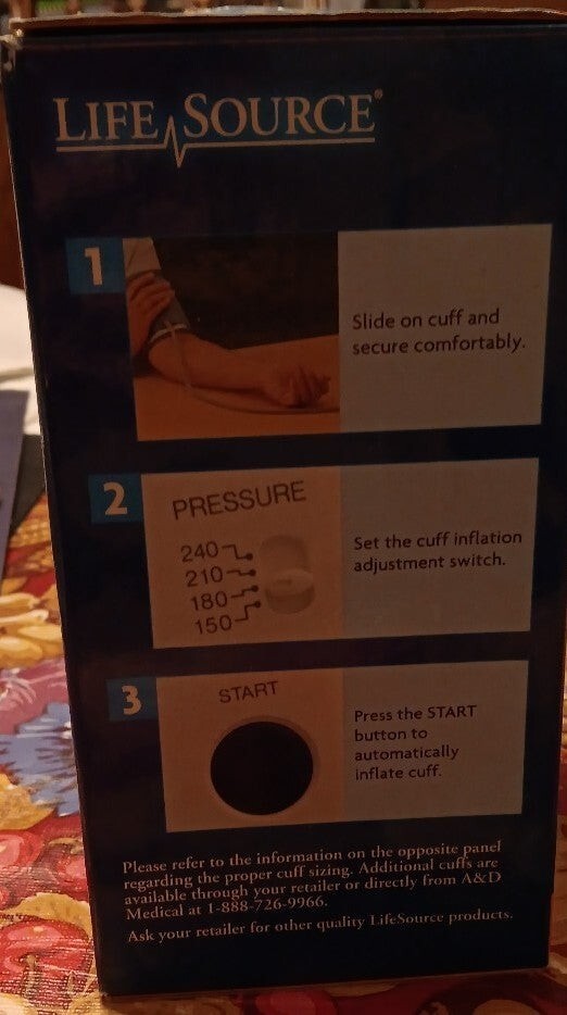 Lifesource Blood Pressure Monitor Ua-767v | eBay