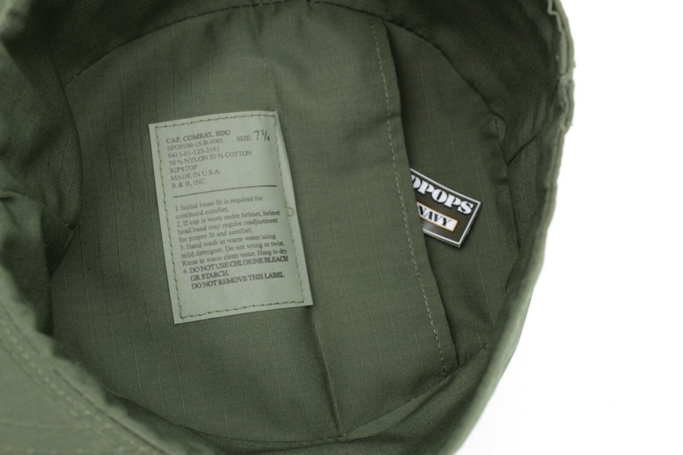 OD Green Rip Stop Patrol Cap With Map Pocket Made In USA | eBay