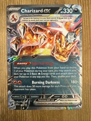 Pokémon TCG Charizard ex SVP 196 Scarlet & Violet Black Star Promo NM ...
