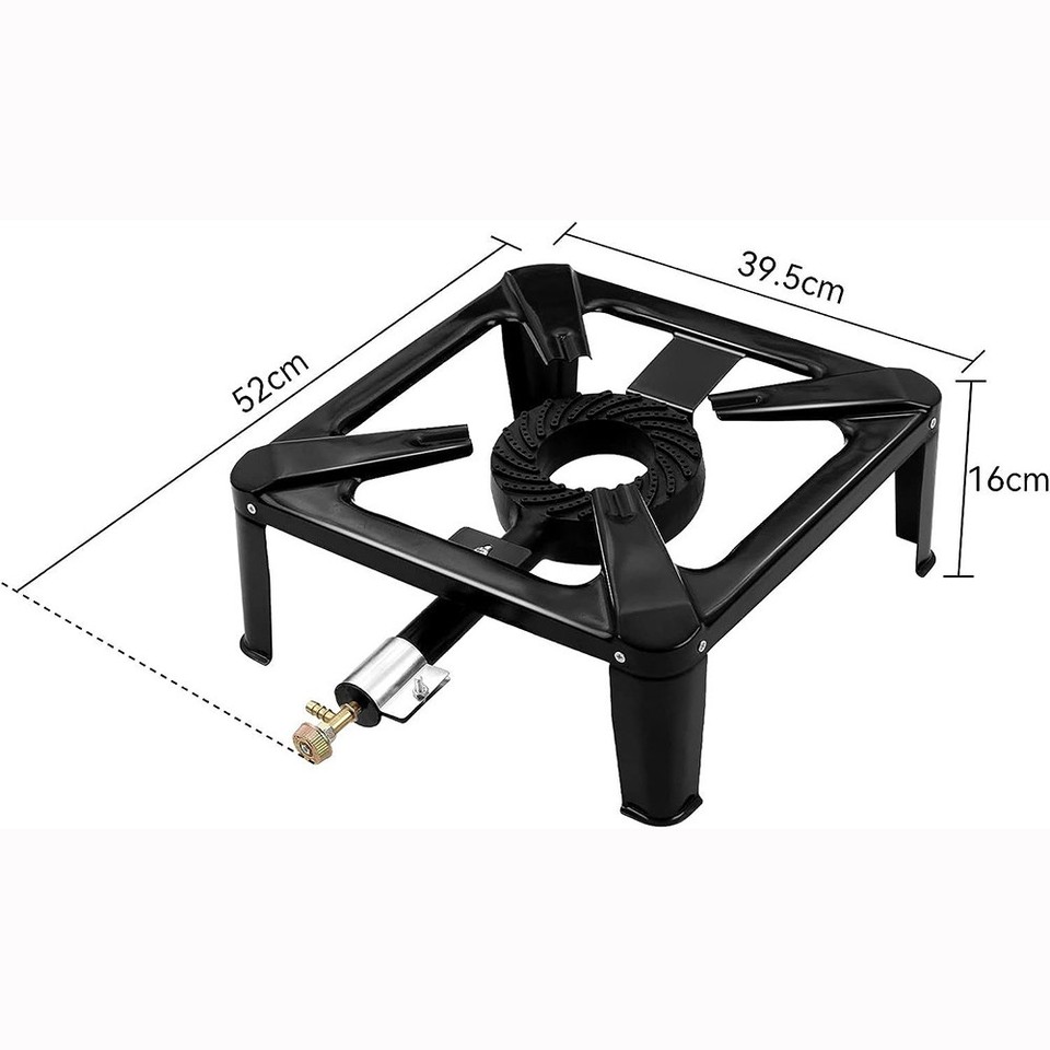 Large Gas LPG Burner Cast Iron Cooker Gas Boiling Ring Restaurant ...