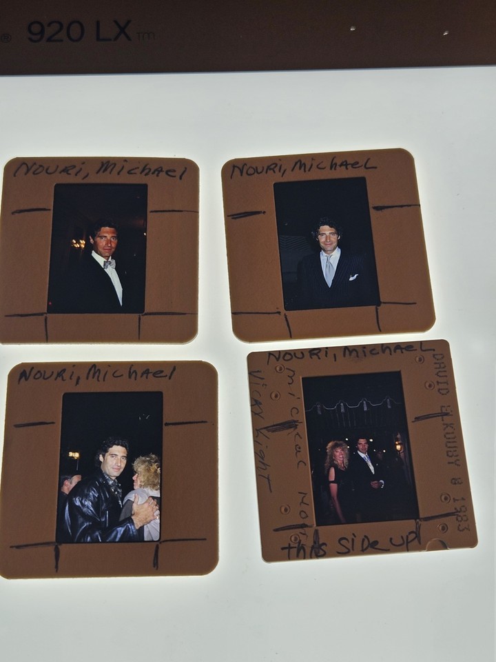 MICHAEL NOURI ACTOR 4 PHOTO 35MM FILM SLIDES | eBay