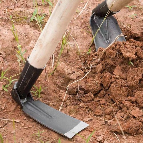 Forged Steel Garden Hoe Heavy-Duty Weeding Digging Tool for Farming ...