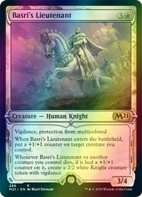Basri's Lieutenant, SHOWCASE FOIL, Core Set 2021 M21, MTG, NM/M | eBay