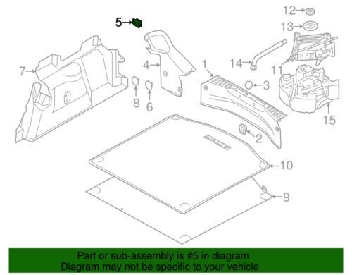 Genuine Ford Upper Center Pillar Trim Clip -W712474-S439 | eBay
