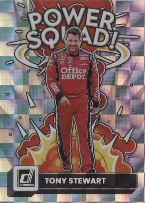 2023 Panini Donruss NASCAR - Power Squad Tony Stewart #PS12 Checkers ...