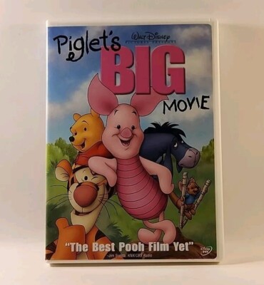 Walt Disney Piglet's Big Movie 2003 DVD Pooh Tigger Eeyore Widescreen ...